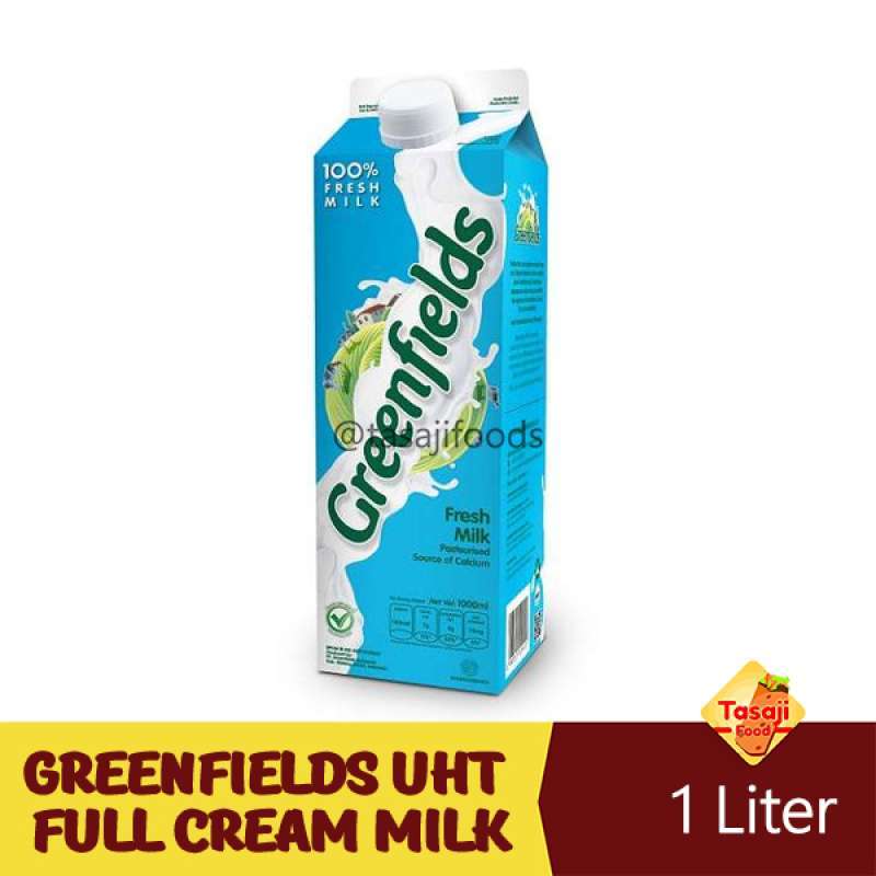 Jual Greenfields UHT Full Cream Milk 1 liter di Seller Tasaji Food ...