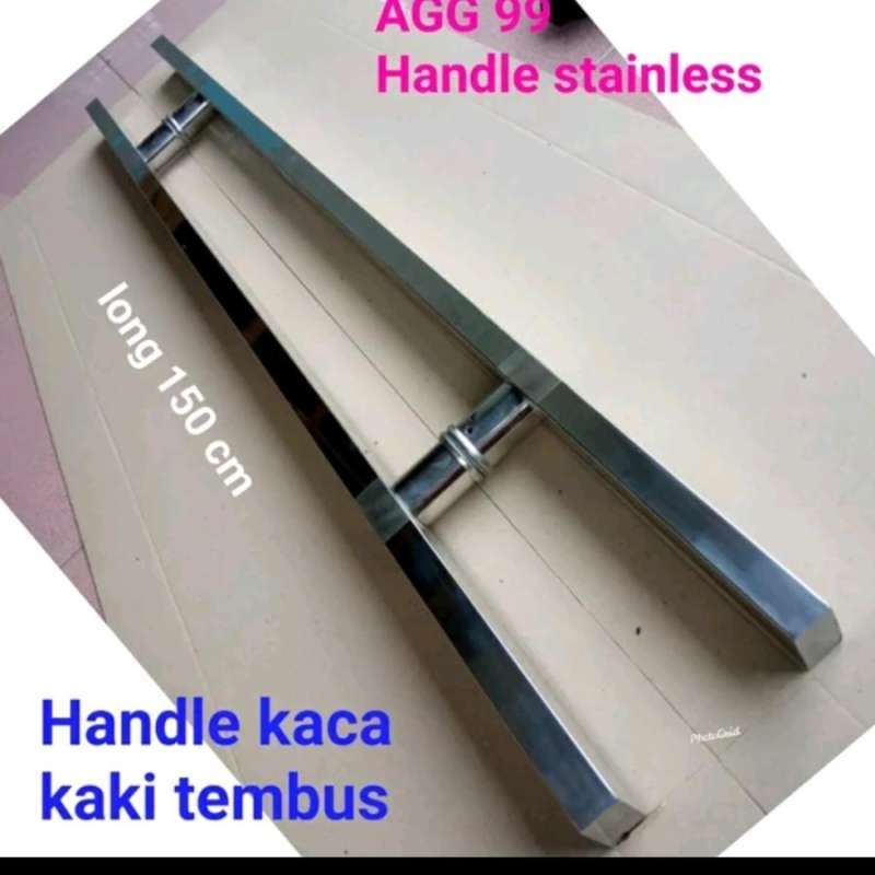 Jual Handle pintu kaca kaki tembus panjang 150 cm di Seller Toko Amanah ...