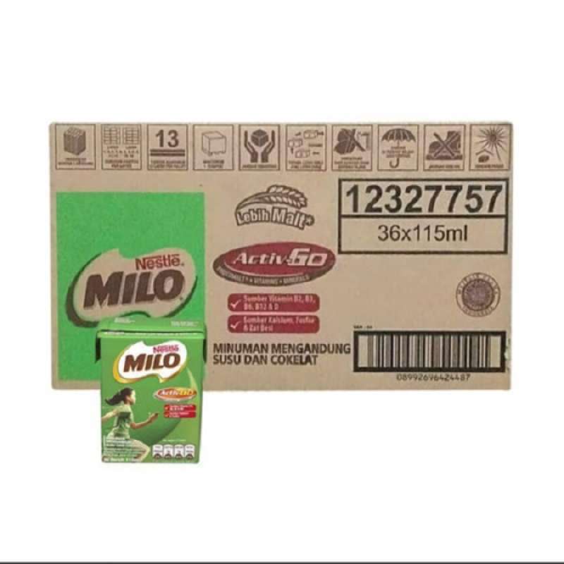 Promo Milo Activ Go Susu UHT Coklat Activ Go 110 ml 1 Dus Isi 36 Kotak ... Promo Milo Activ Go Susu UHT Coklat Activ Go 110 ml 1 Dus Isi 36 Kotak ...