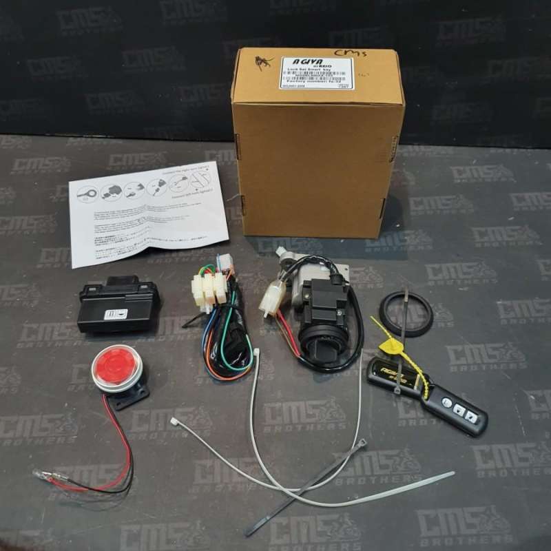 Jual Kunci Keyless Smart Key AGIVA Sensor Alarm Getar Bunyi Yamaha Nmax ...