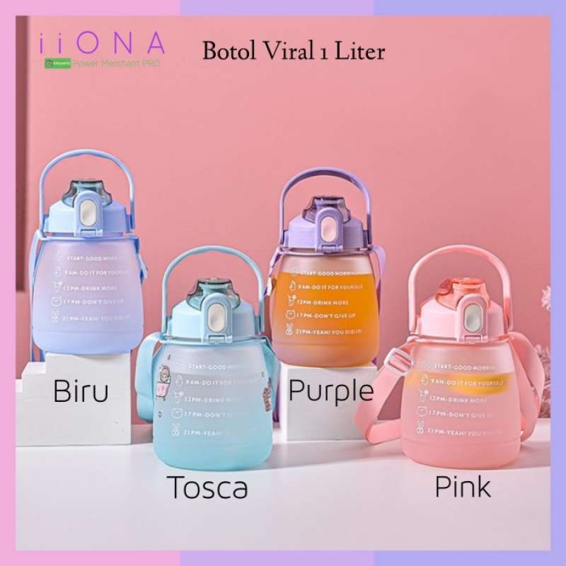 Jual [ORIGINAL|TERBARU|TERMURAH|TEEEERRRLARISSS]Botol Minum 1 liter ...
