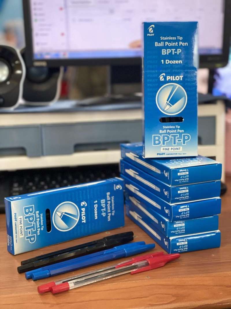 Jual Pilot Pen Ballpoint BPT-P / Pulpen Pilot BPTP HITAM / BIRU / MERAH di Seller Mamre's Store ...