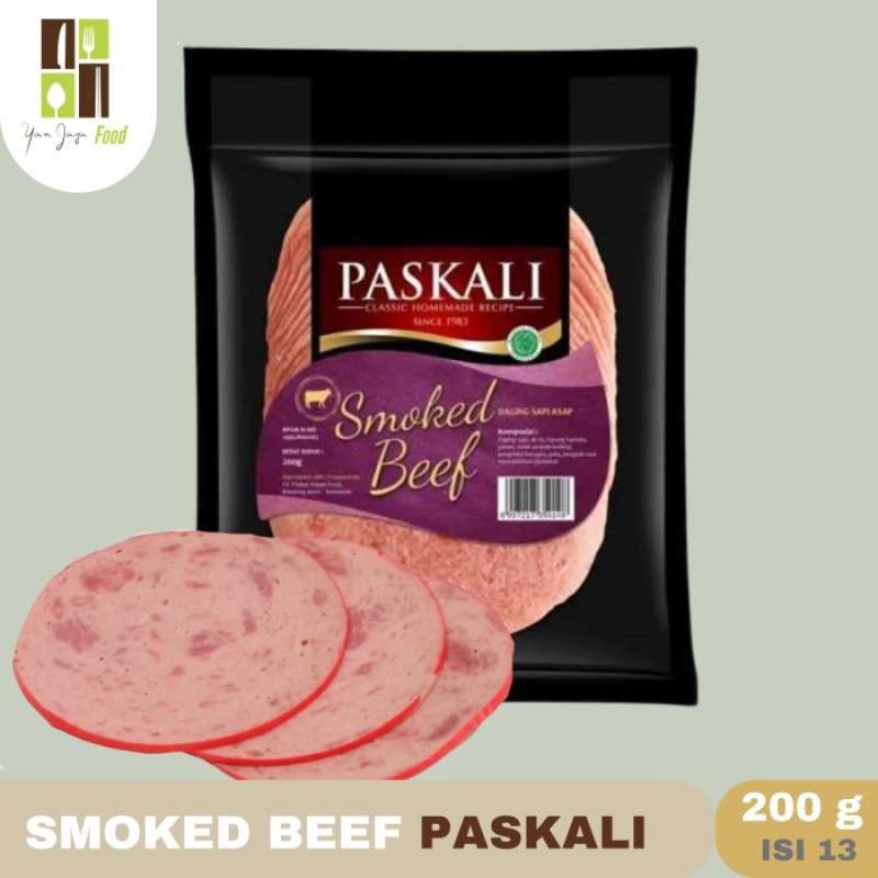 Jual Smoked Beef Roll Paskali [200g] di Seller Yan Jaya Food ...