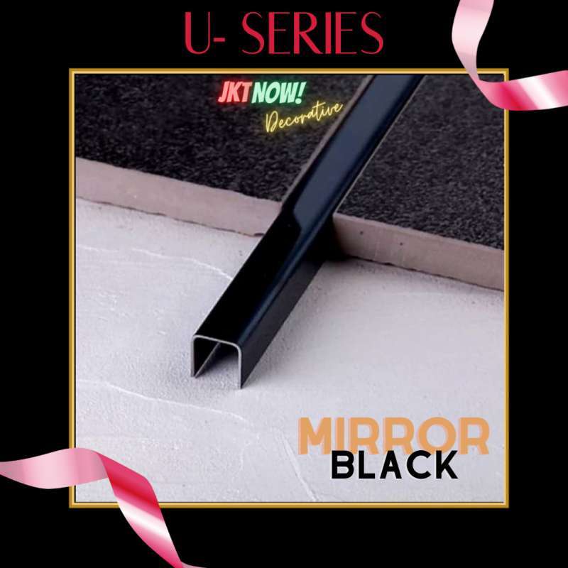 Jual Lis U | List U Stainless 10x10x10mm Design Interior Rumah Mirror ...
