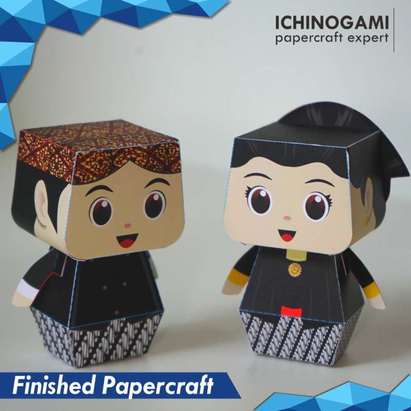 Jual Papercraft (diy) Nusantara Papercraft Kit - Set Of 4 Model Jawa ...