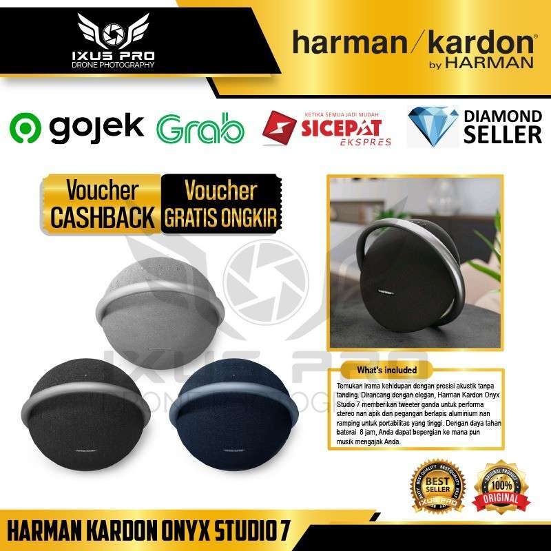 Promo Harman Kardon Onyx Studio 7 Speaker Bluetooth Stereo Portable Onyx7 Diskon 37% Di Seller ...