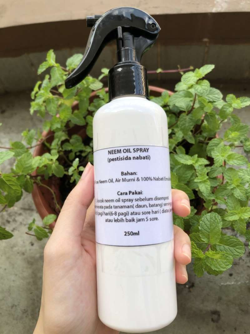 Promo Neem Oil Spray 250 Ml, Insektisida Nabati Organik, Siap Pakai ...