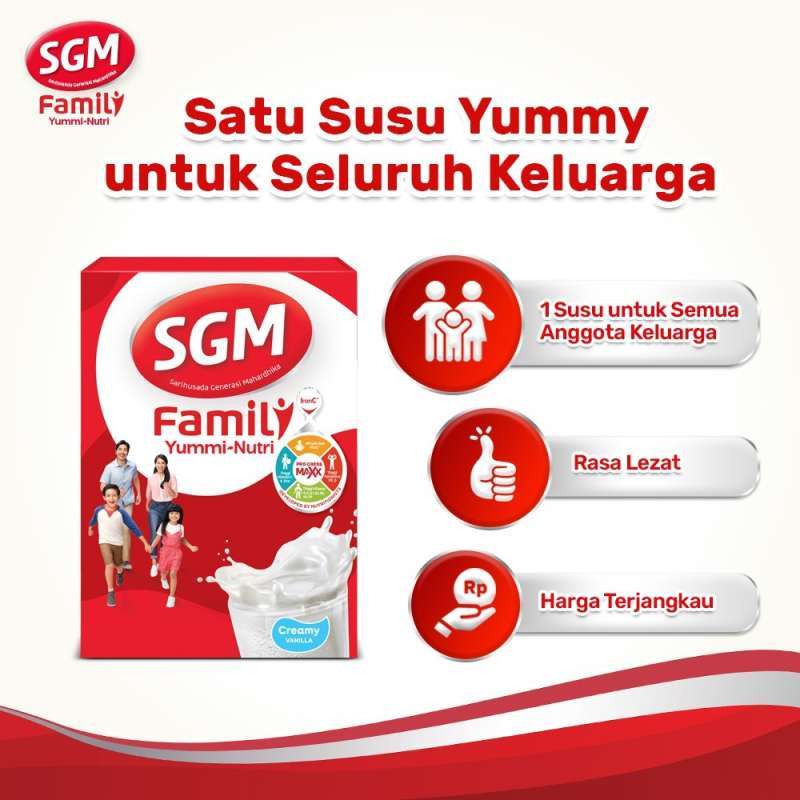 Jual Sgm Family Yummi Nutri 100 Gram - Susu Kesehatan Keluarga ...