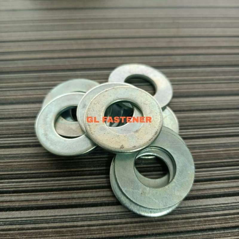 Promo Ring Plat M12 Putih Galvanis / Wp / Washer Plat / Besi / Flat ...