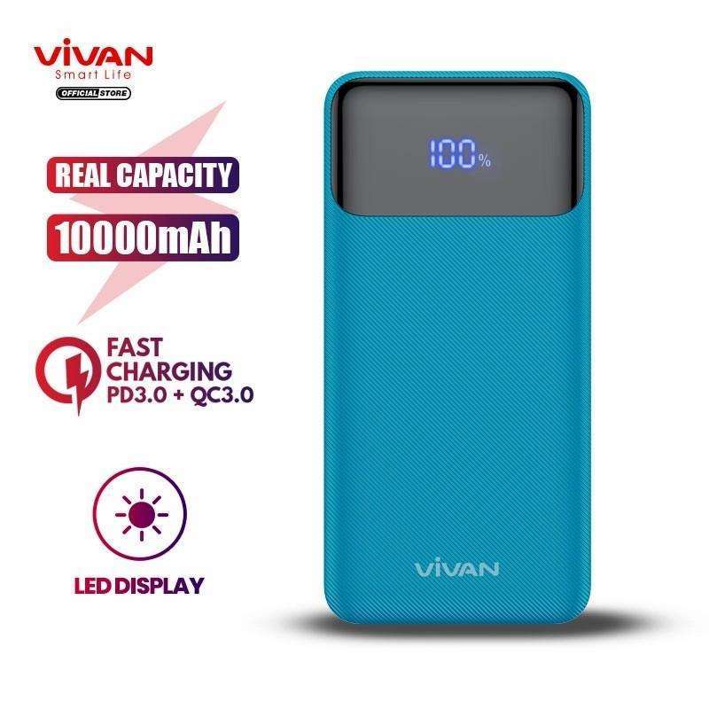 Jual POWER BANK VIVAN VPB-X10 10000mAh 20W PD QUICK CHARGE LED POWER ...