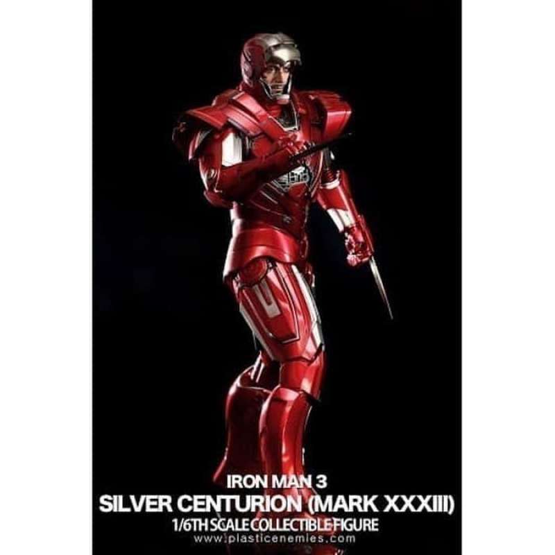 Jual ORIGINAL Hot Toys Iron Man 3 Mark 33 Silver Centurion -BIB & VERY ...