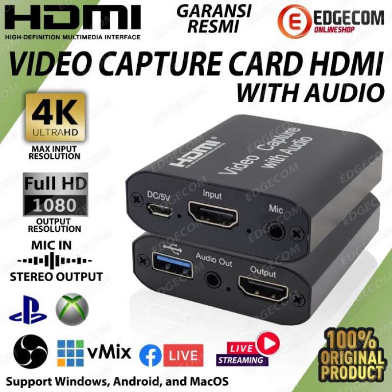 Promo Usb 3.0 Video Capture Hdmi Loop Out With Audio 4K 1080P60Fps ...