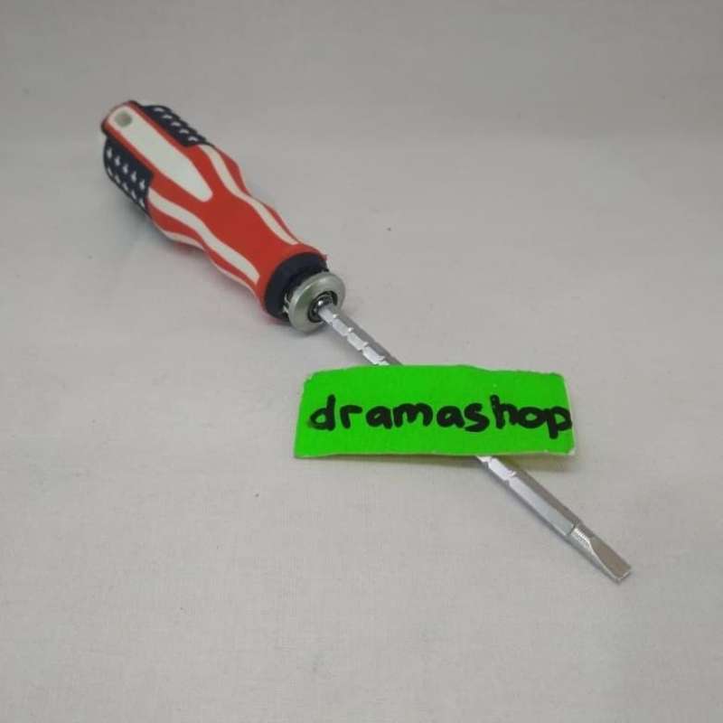 Jual Obeng Bolak Balik Min Plus (-)(+) Bintik Mini Panjang Pendek ...