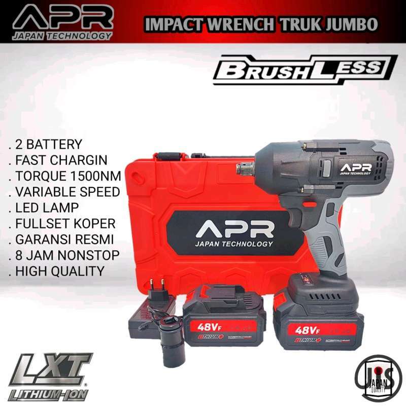 Jual Impact wrench APR JAPAN JUMBO 1500NM untuk baut ban truck CVT ...