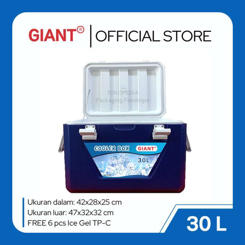 Promo Cooler Box 30 Liter Giant Cool Box Besar / Box Pendingin 30L ...
