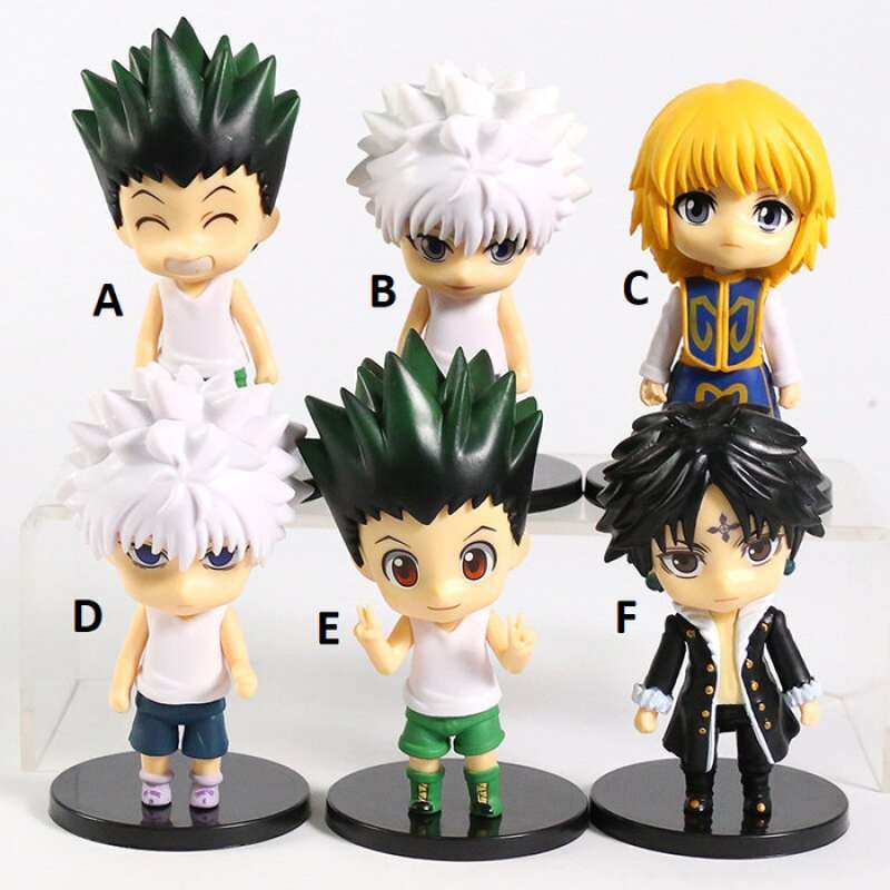 Jual HUNTER X HUNTER GON KILLUA KURAPIKA CHROLLO LUCILFER ACTION FIGURE ...