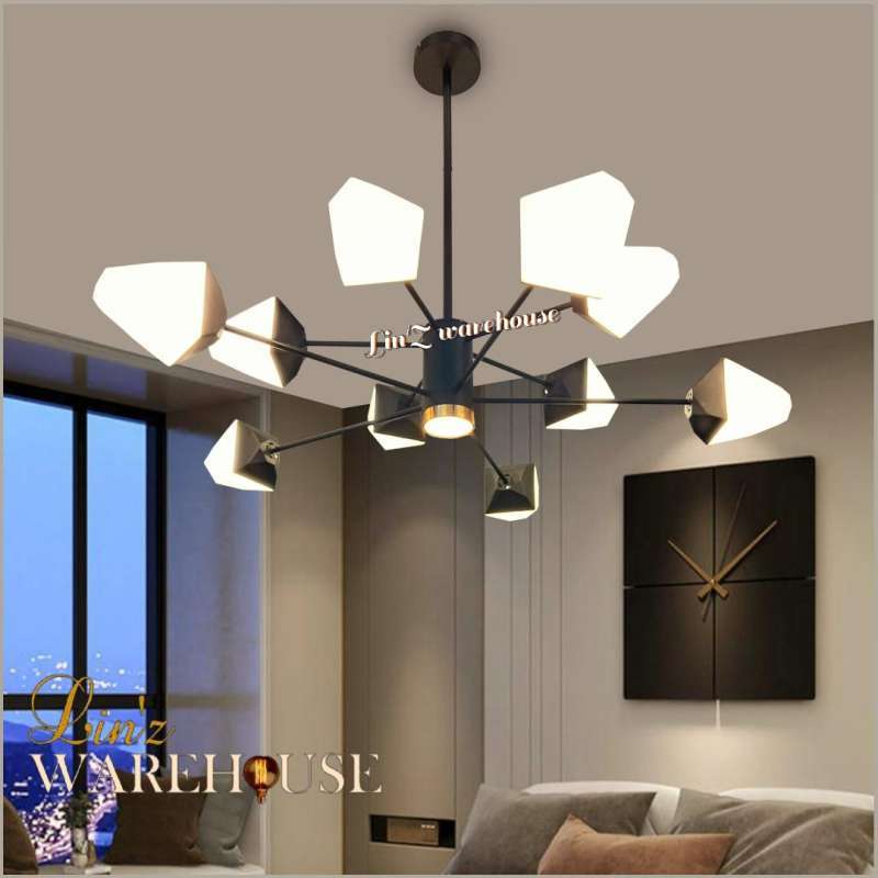 Jual Lampu gantung MODERN BLACK CONTEMPORER LED 3 COLOURS pendant light ...