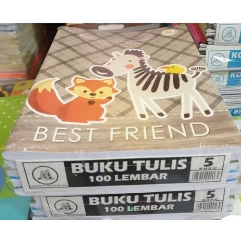 Promo Buku Tulis AA 100 Lembar - 1pak Diskon 22% di Seller Wahana Serba ...