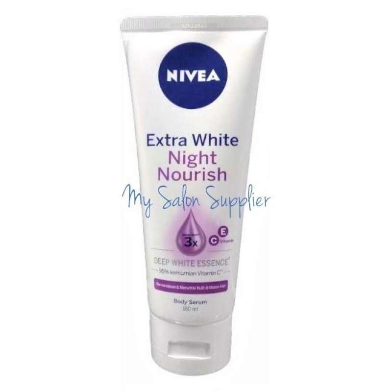 Jual Nivea Extra White Night Nourish Body Serum 180ml Di Seller