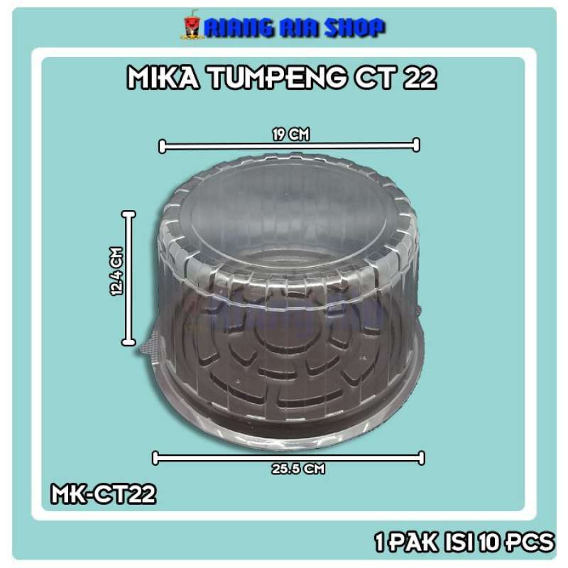 Jual Mika Nasi Tumpeng Mini Ct 22 Tumini Hitam Mika Kue Bolu Wadah ...