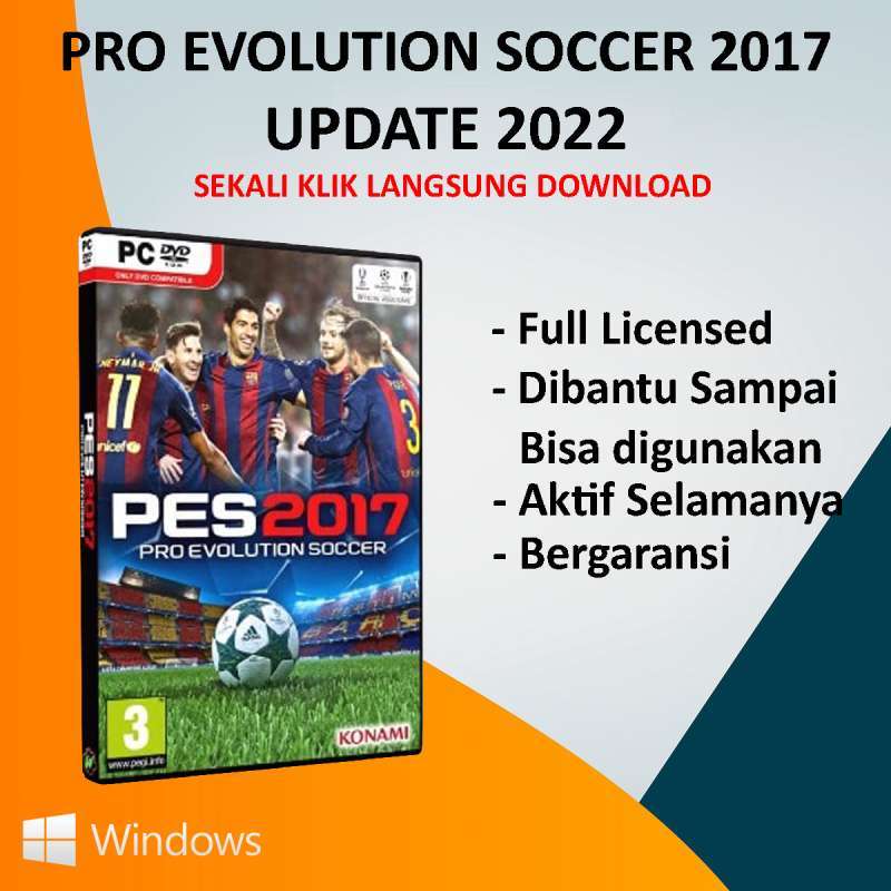 Promo Pro Evolution Soccer 2017 Update 2022 Diskon 50% Di Seller Waroenglink - Sukaluyu, Kota ...