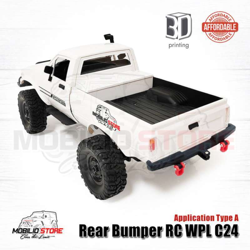 Promo Rear Bumper Upgrade Part Rc Wpl C24 3d Print 1/16 Scale Crawler 4x4 Diskon 26% Di Seller ...