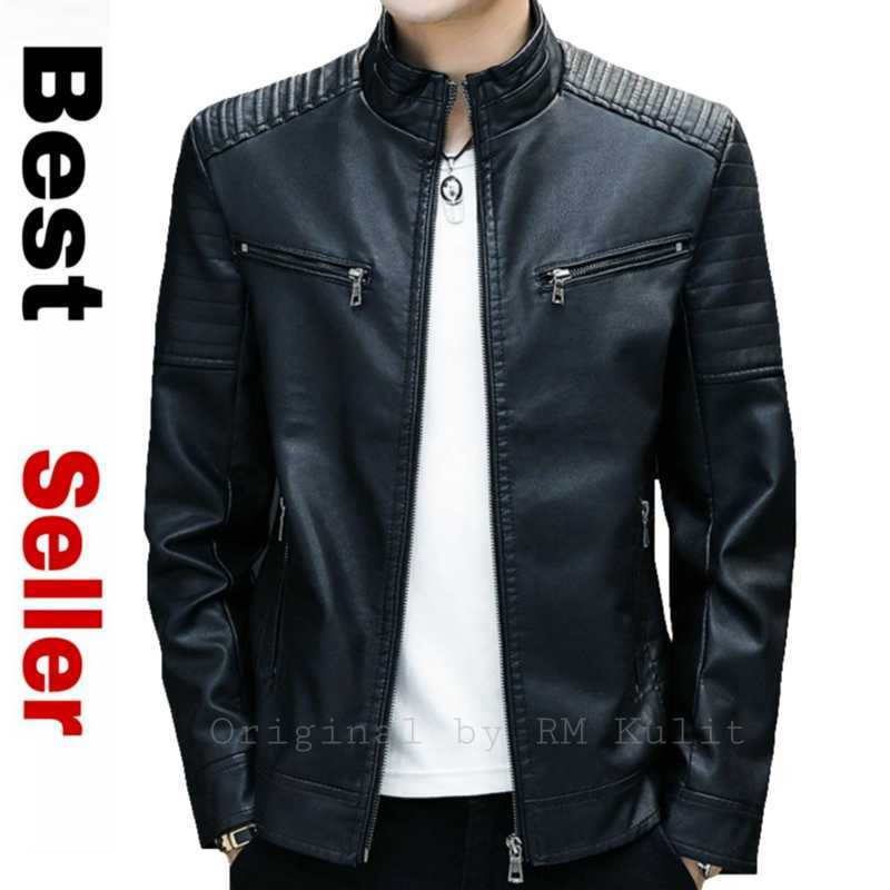 Promo Jaket Kulit Pria Pu Leather Original Elegant Jaket Motor Racing ...