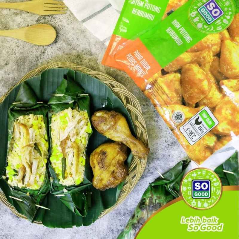Jual SO GOOD AYAM POTONG BERBUMBU PAHA DADA BUMBU KUNING 450 GR Halal ...