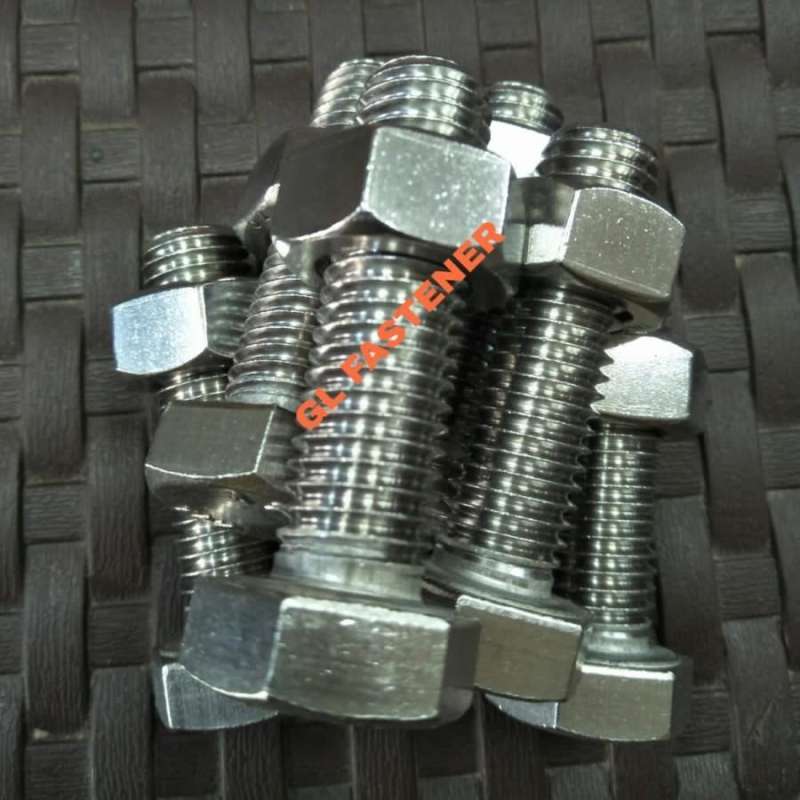 Jual Baut Mur Hex Stainless Steel 304 M16 X 55 Anti Karat Kunci 24 Sus 304 Di Seller Gl Fastener ...