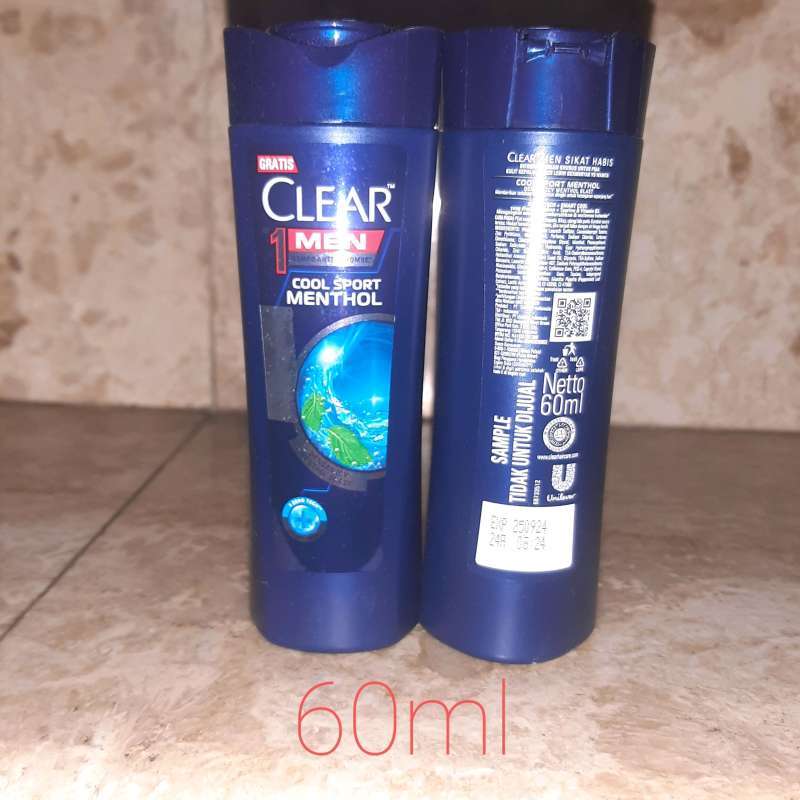 Promo Clear Men Shampoo 80 ml Diskon 37% di Seller Toko muksin - Toko ...