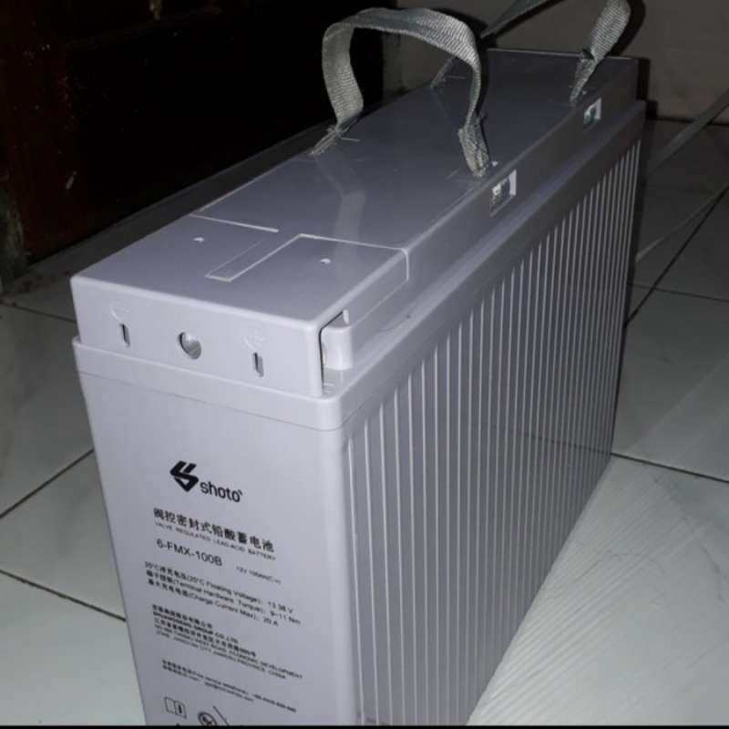 Promo Aki Accu Solar Panel Solar Cell 100ah 100a 100 Ampere Shoto Diskon 12% Di Seller Damarra ...