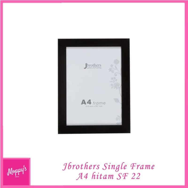 Promo Jbrothers Single Frame A4 Hitam Sf 22 | Frame Foto Diskon 12% di ...