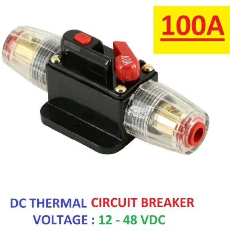 Jual [100A] Dc Car Yacht Solar 12V-48V Overload Short Circuit Breaker ...
