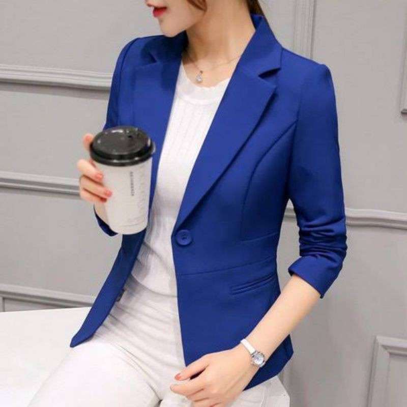 Promo blazer wanita terbaru 2021 kekinian korea - jas blazer wanita ...