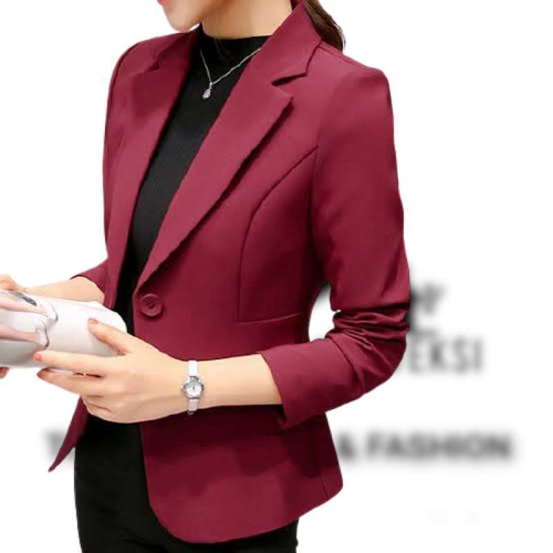 Promo blazer wanita terbaru 2021 kekinian korea - jas blazer wanita ...