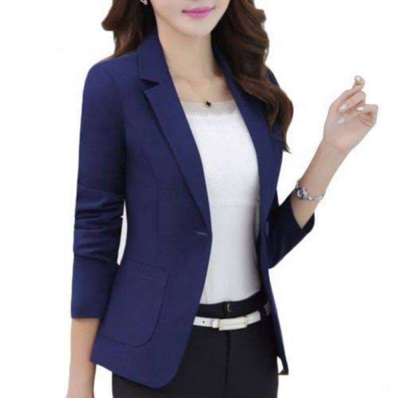 Promo blazer wanita terbaru 2021 kekinian korea - jas blazer wanita ...