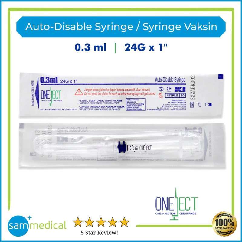 Jual One Ject Syringe 0.3ml Isi 10pcs Di Seller Sam Medical Official ...