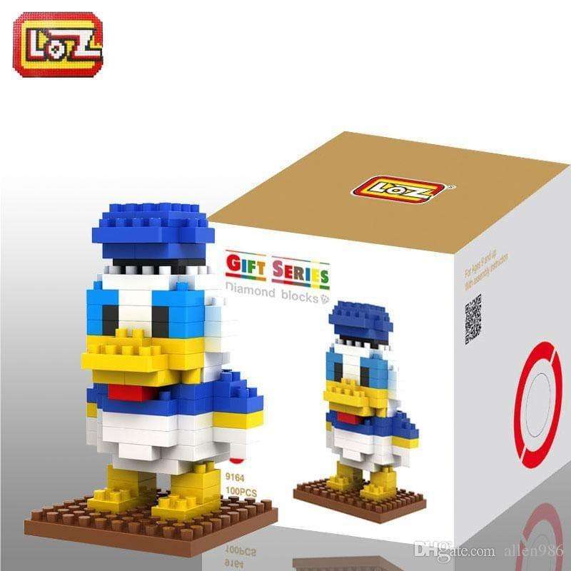 Jual LOZ Nano Diamond Block | Donald Duck | Lego mini | Action Figure ...