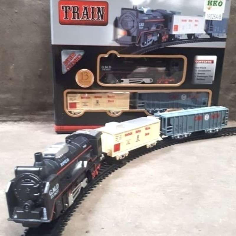 Promo Mainan Kereta Api Train Set Gerbong Lokomotif Klasik Classic ...