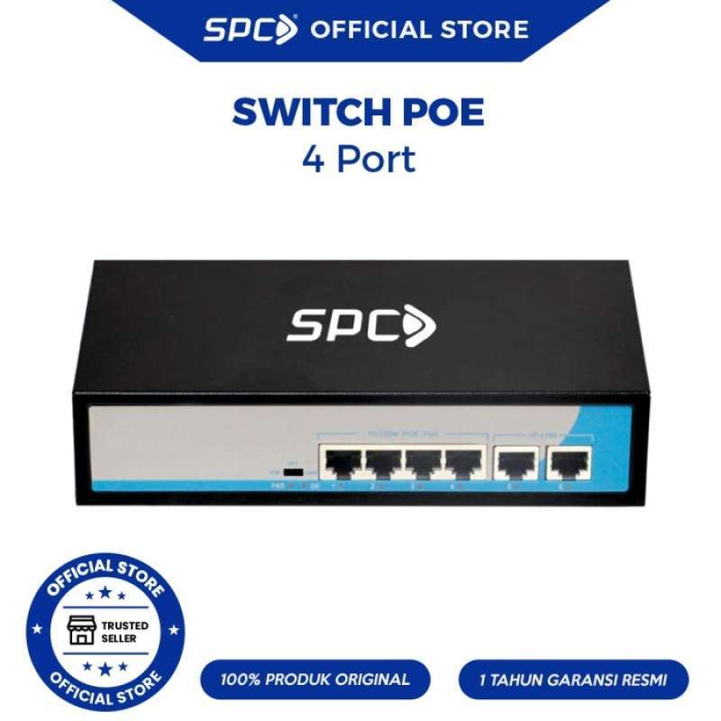 Jual SPC Switch POE 4 Port / Power Over Ethernet 4 Ch Original di ...