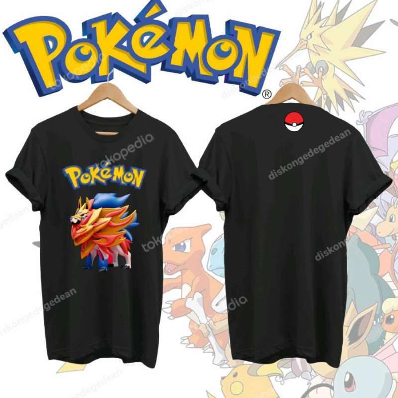 Jual Baju Kaos Pokemon Zamazenta Shield Legendary - Tshirt Pokemon 76 ...