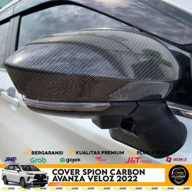 Jual Cover Spion All New Avanza Veloz 2022 Carbon Spion Cover di Seller ...