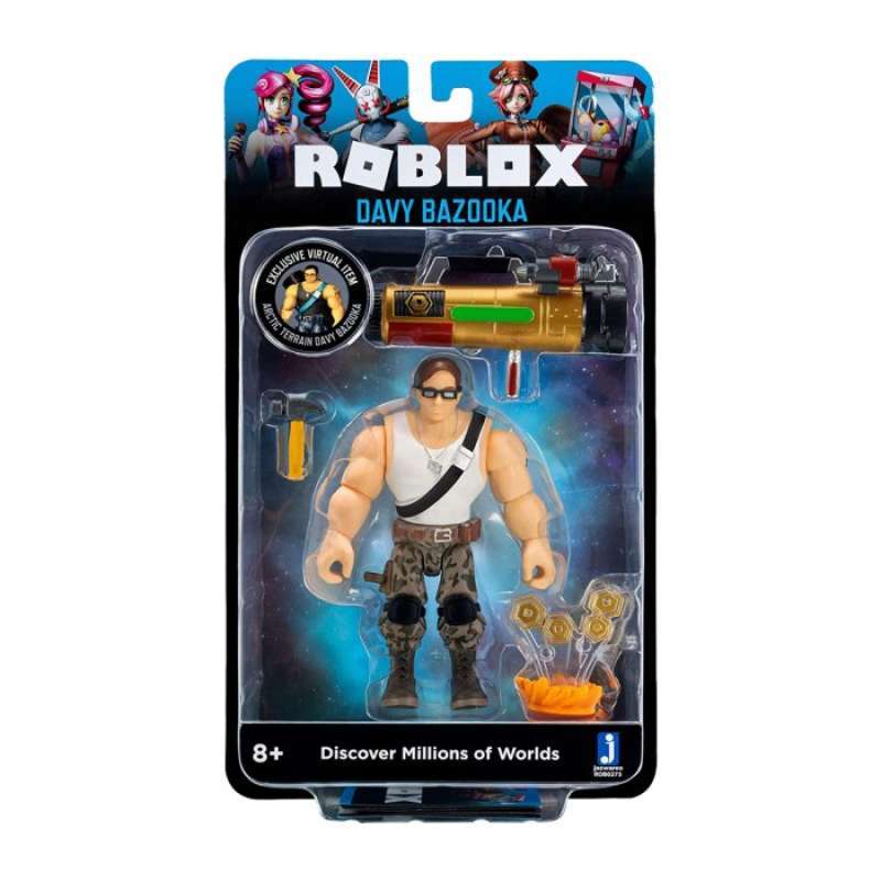 Jual Roblox Figure Pack Imagination Davy Bazooka di Seller Toysworld.id ...