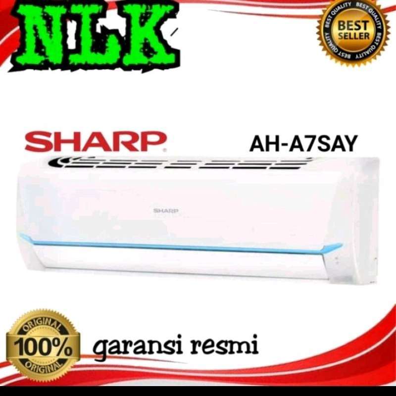Jual AC SHARP AH- A 7 SAY THAILAND + PASANG INSTALASI 3/4 PK R32 di Seller Toko NLK - Kota ...