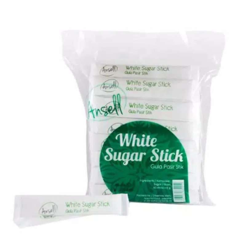 Jual Ansell White Sugar Stick 60s X 8gr / Gula Pasir Stik Di Seller ...