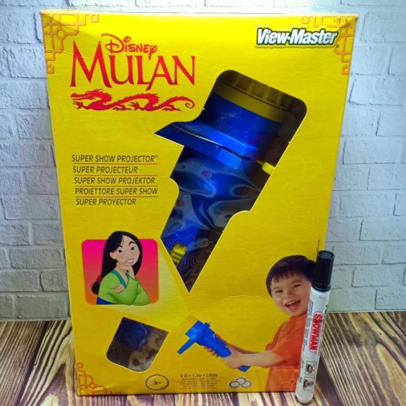 Jual Free Ongkir View Master Supershow Projektor Disney Mulan Since'98 ...