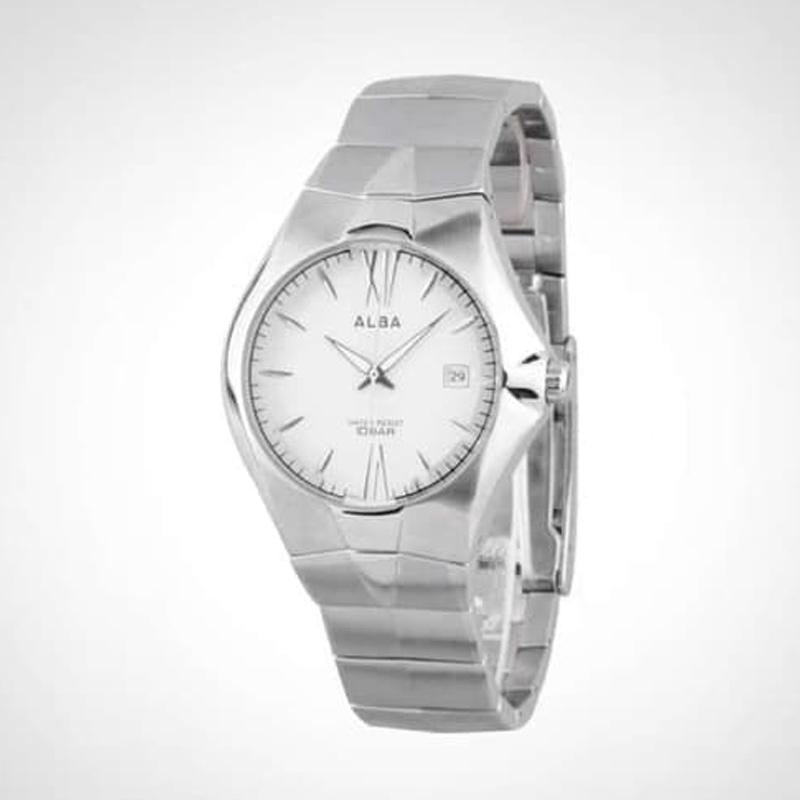 Jual Jam Tangan Stainless Pria Silver Alba Axdn29 Quartz Analog ...