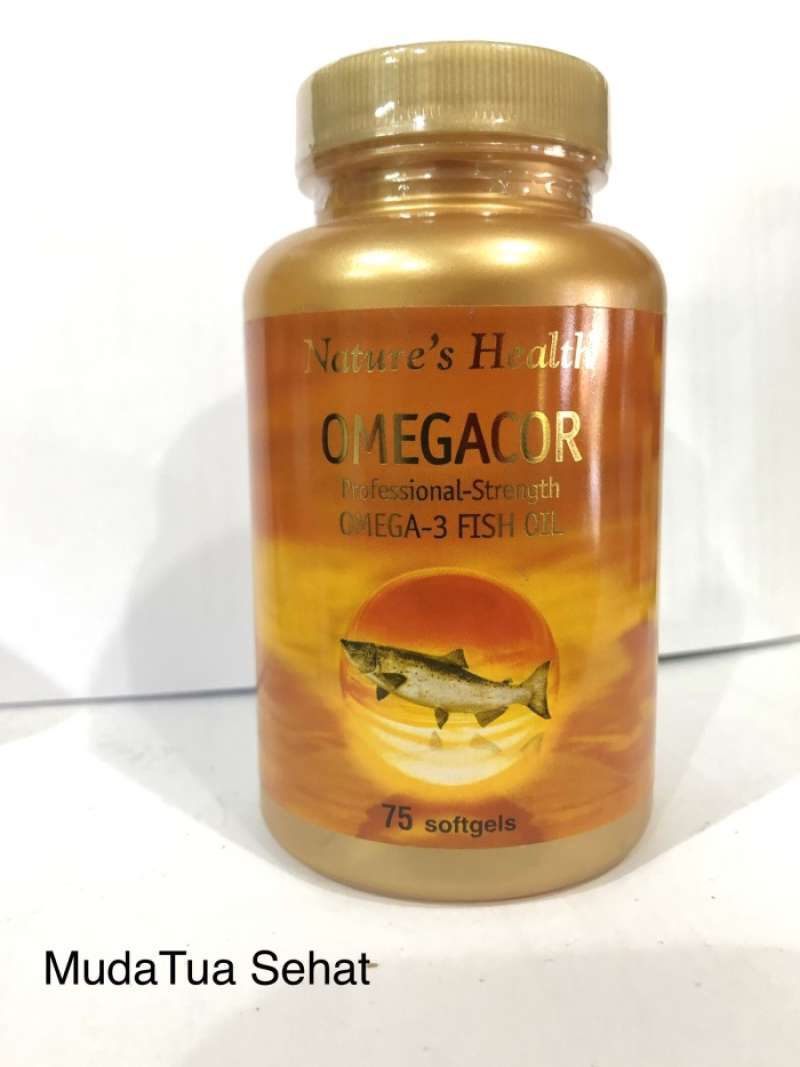 Jual Nature'S Health Omegacor Omega-3 Fish Oil Bpom 75 Kapsul di Seller ...