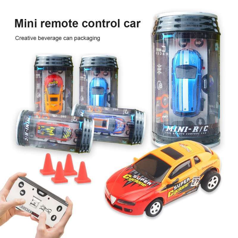 Jual 1:58 Mini Cans RC Car 2.4GHz Radio Remote Control Racing Drift ...