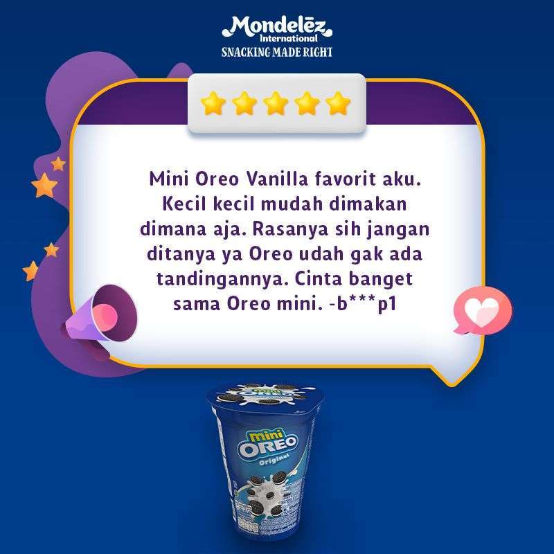 Promo Mini Oreo Biskuit Vanilla Cup [61.3 G] Diskon 5% Di Seller Fresh ...